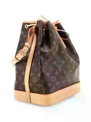 LOUIS VUITTON Noe Handbag Monogram Canvas Large Bucket Bag