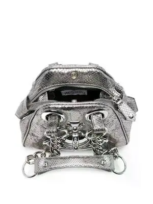 VIVIENNE WESTWOOD Orb Snakeskin-effect Shoulder Bag