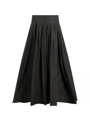Max Mara Pleated A-line Skirt
