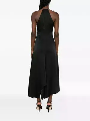 Victoria Beckham Sleeveless Asymmetric Midi Dress