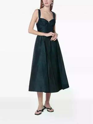 Zimmermann Rebellion Draped Midi Dress