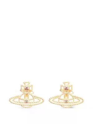 VIVIENNE WESTWOOD Tone Orb Motif Earrings - Gold