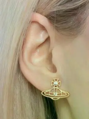 VIVIENNE WESTWOOD Tone Orb Motif Earrings