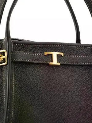 TOD'S T Timeless Pebbled Leather Backpack