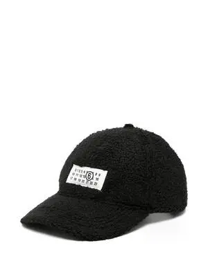 MAISON MARGIELA Bouclé Baseball Cap - Black