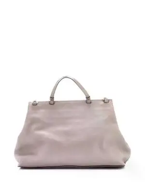 Gucci Bamboo Daily Top Handle Bag Leather Large Satchel