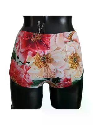 Dolce & Gabbana Floral-print High-waisted Briefs