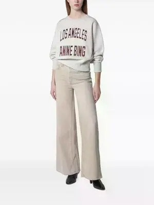 MOTHER The Undercover Sneak Wide-leg Jeans - Neutrals