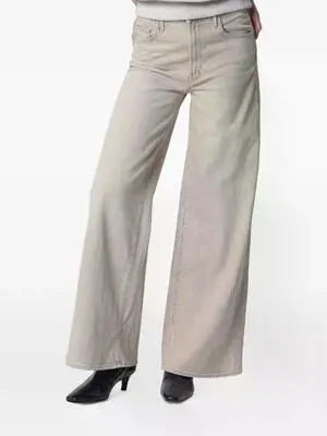 MOTHER The Undercover Sneak Wide-leg Jeans