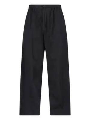 LEMAIRE Cotton Tailored Trousers - Black