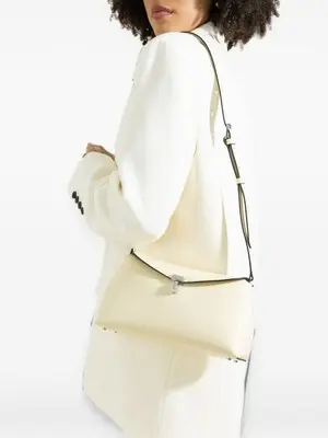TOTEME T-lock Leather Clutch
