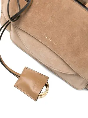 HIDESINS Flap Small Leather Tote Bag