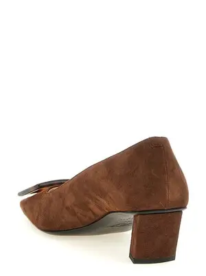 ROGER VIVIER Belle Vivier Leather Pumps