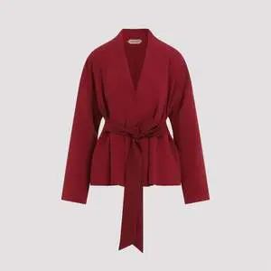 Alberta Ferretti Cadand Viscose-blend Jacket For - Red