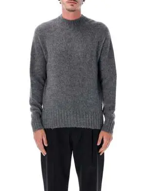 TOM FORD 100% Cashmere Crewneck Sweater - Light Charcoal