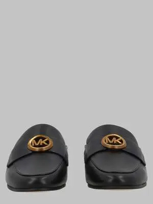 Michael Kors Leather Logo Loafers
