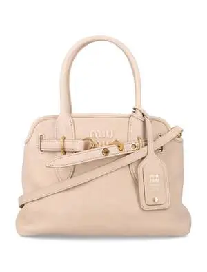 Miu Miu Aventure Leather Mini Handbag - Cord