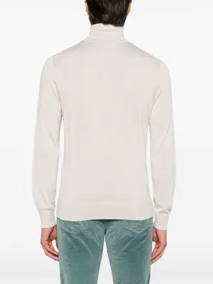 Brioni Cashmere And Silk Turtle-neck Sweater