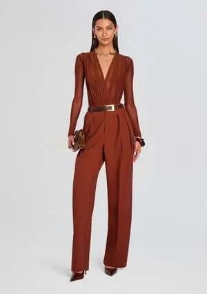 SEROYA Agnes Bodysuit - Copper Clay