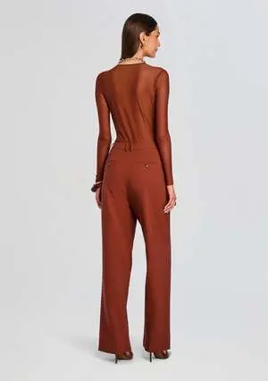 SEROYA Agnes Bodysuit - Copper Clay