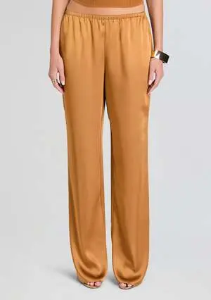 SEROYA Lillian Satin Pant - Dune