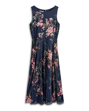 HOBBS LONDON Petites Carly Textured Satin Dress