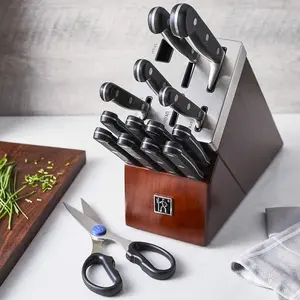 HENCKELS Classic Precision 15 Piece Self Sharpening Knife Block Set