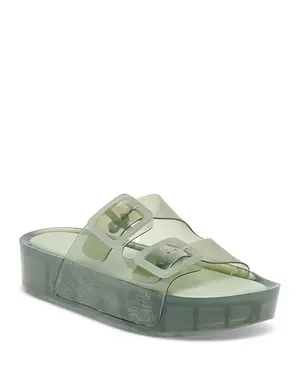 Dolce Vita Julio Platform Sandals - Olive Viny
