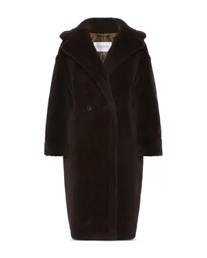 Max Mara Tedgirl Faux Fur Coat - Dark Brown