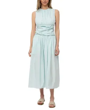 THE BURGESS COLLECTION The Elena Midi Dress - Sky