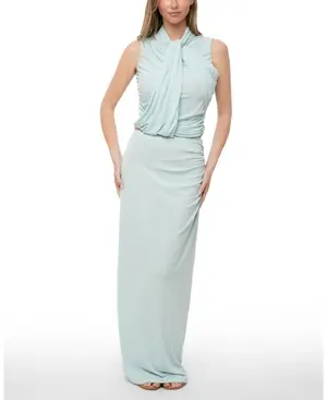 THE BURGESS COLLECTION The Viv Ruched Maxi Skirt