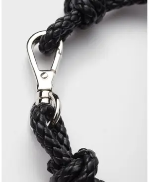 Prada Braided Nappa Leather Bracelet