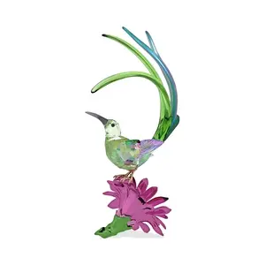 SWAROVSKI Idyllia Collection Sugarbird And Cactus Crystal Figurine