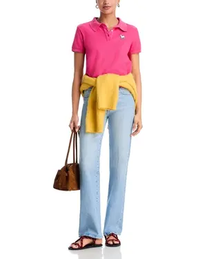 MOTHER The Split Short Sleeve Match Top