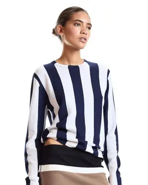 Cynthia Rowley Striped Pullover Sweater