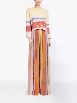 Elie Saab Cashmere-blend Jumper With Horizontal Stripes