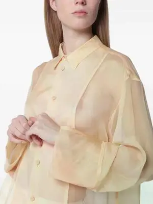 Alberta Ferretti Sheer Silk Shirt