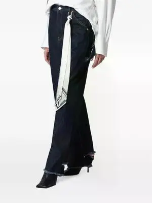 DARKPARK Lisa Scarf-adorned Jeans