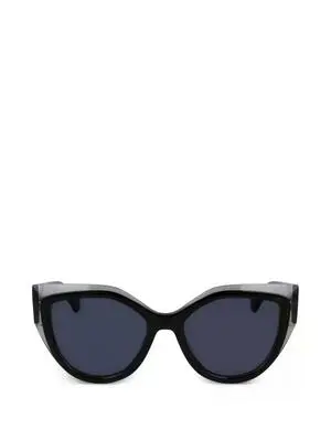 Ferragamo Silver Tone Eyewear For Women