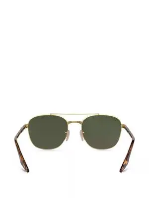 Ray-ban Tone Square Frame Sunglasses - Gold