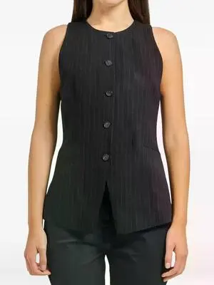 BOSS Pinstripe Pattern Waistcoat
