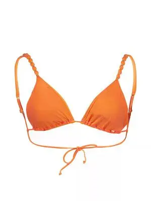 VIX PAULA HERMANNY Embellished Triangle Bikini Top
