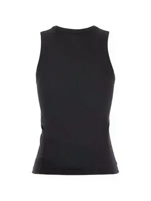 LANVIN Embellished Cotton Racerback Top