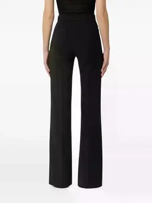Elisabetta Franchi Logo-embroidered Crepe Trousers