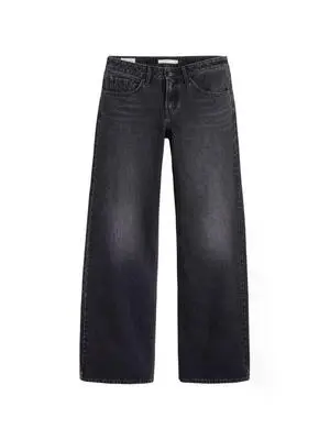 LEVI'S Low-rise Wide-leg Jeans - Black