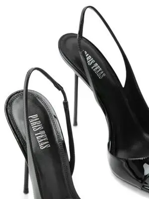 Paris Texas Lidia Slingback Sandals - Black