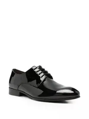 SERGIO MORETTI FIRENZE Patent Leather Lace-up Shoes