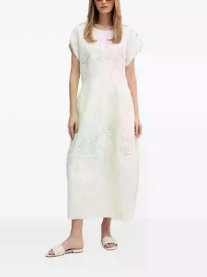 Joseph Ribkoff Crinkled Effect Midi Dress