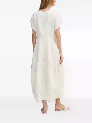 Joseph Ribkoff Crinkled Effect Midi Dress