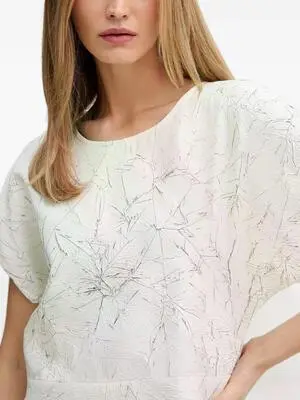 Joseph Ribkoff Crinkled Effect Midi Dress